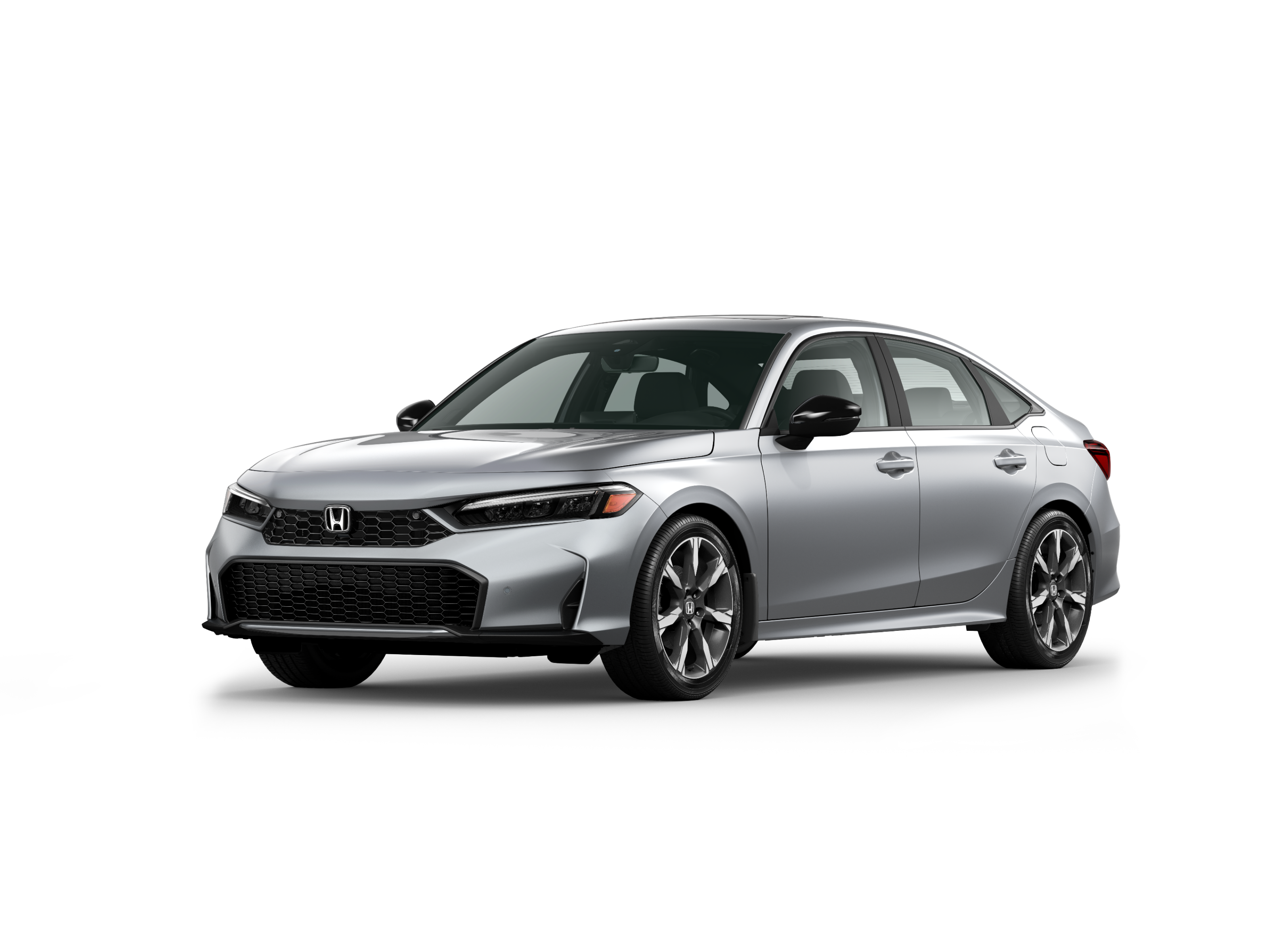 La Honda Civic berline 4 portes 2025 : Versions hybride et à essence ...
