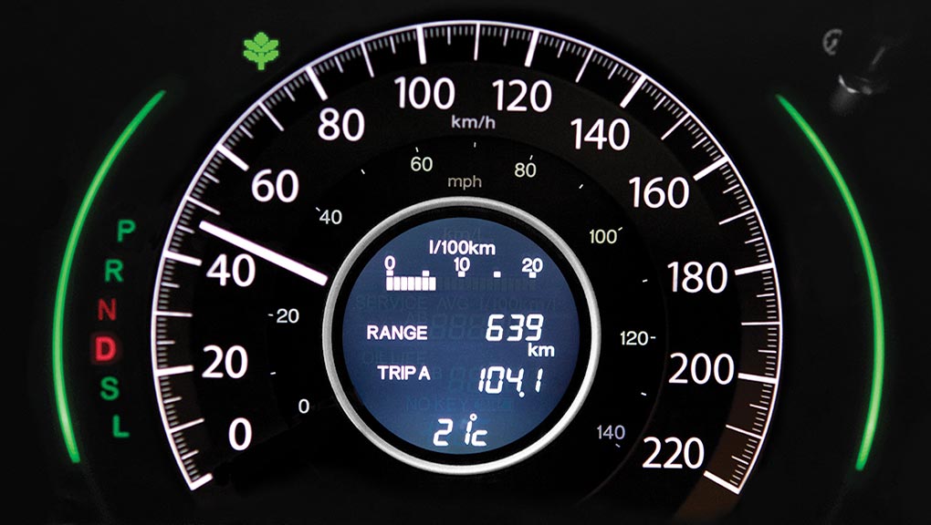 Can the Honda CRV get the same large speedomoter display as the Civic ...